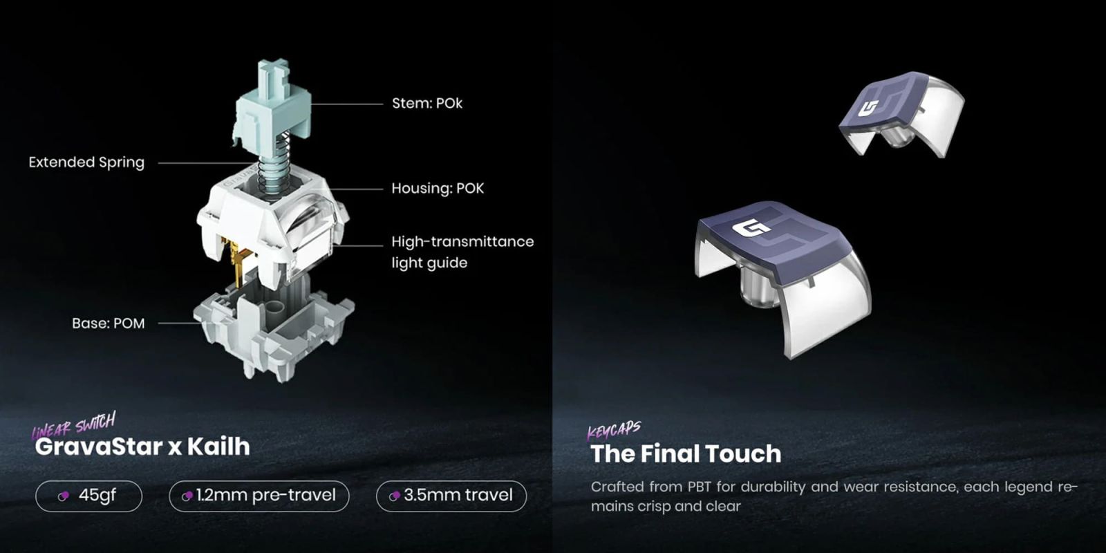 Bàn phím Gravastar Mercury K1 Pro Special Edition | Cyberpunk Galaxy Black, Chính hãng, Giá rẻ ...